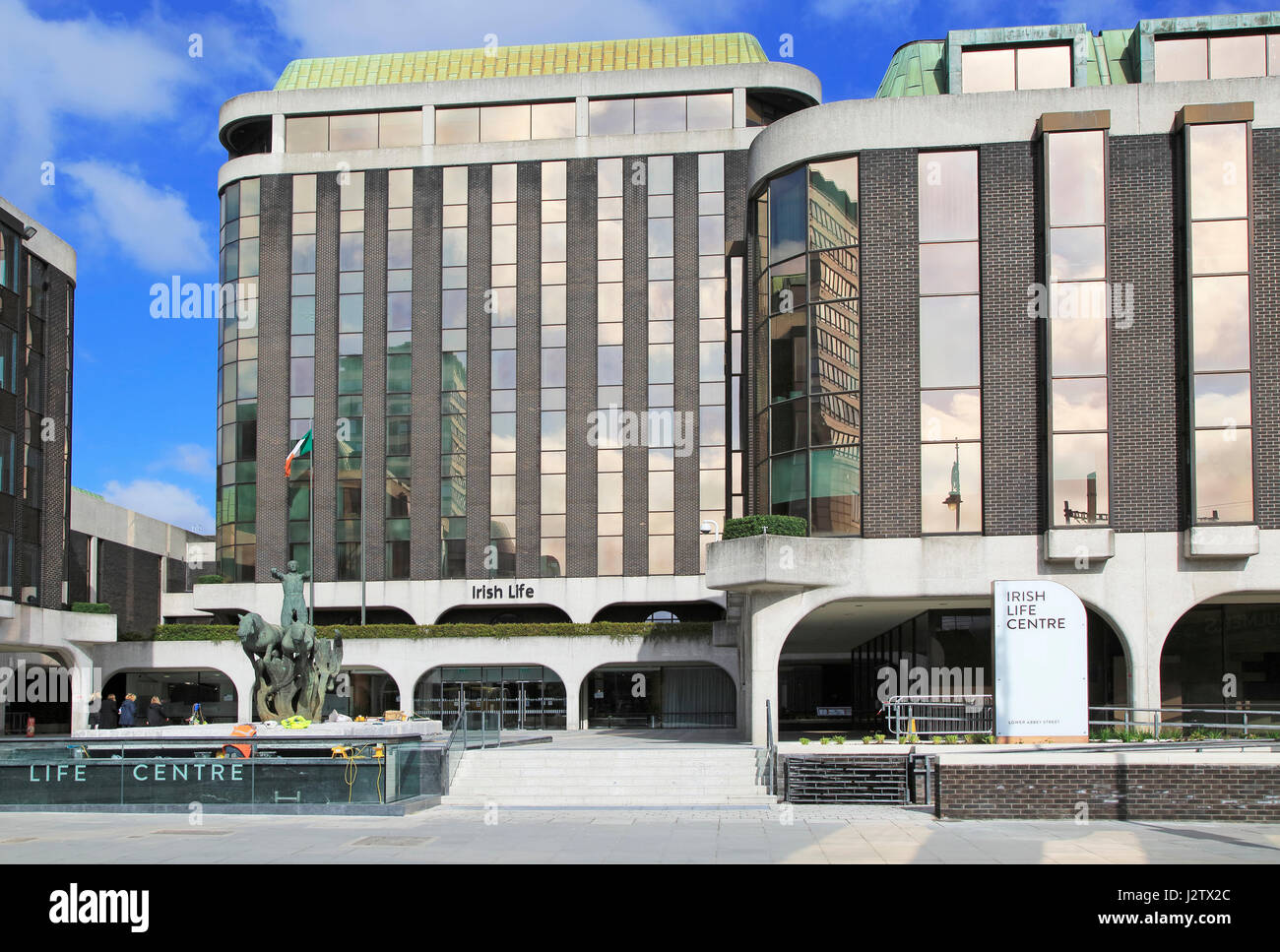 Irish Life insurance company offices buildings, city of Dublin, Ireland ...