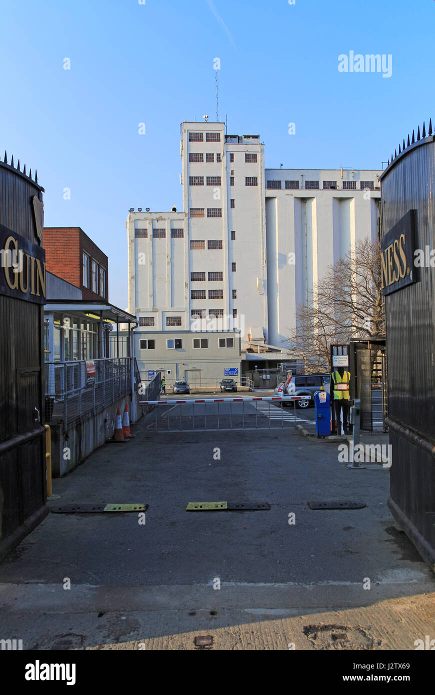 Entrance gateway from Thomas Street to part Guinness Brewery, St. James ...