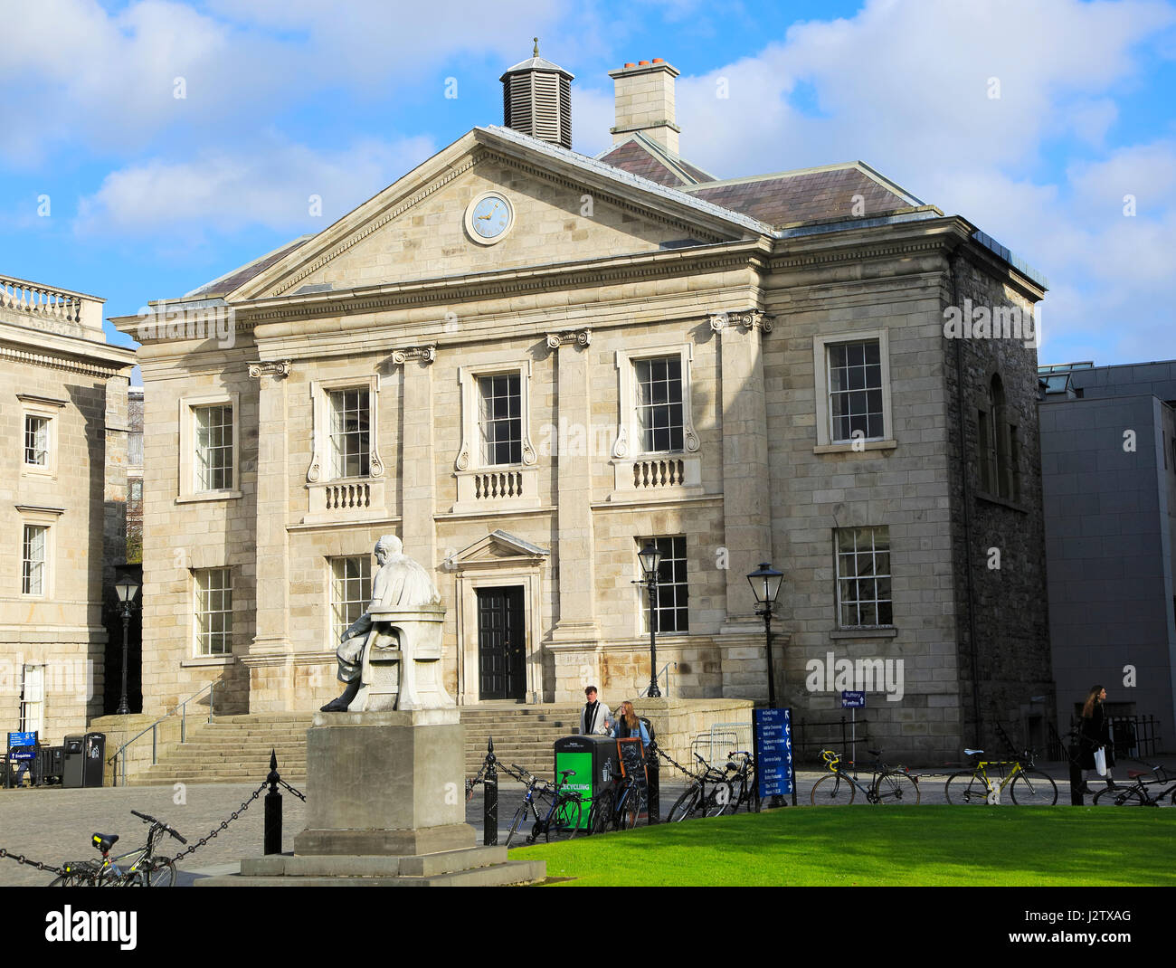 Dining Hall, Trinity College university, city of Dublin, Ireland, Irish ...