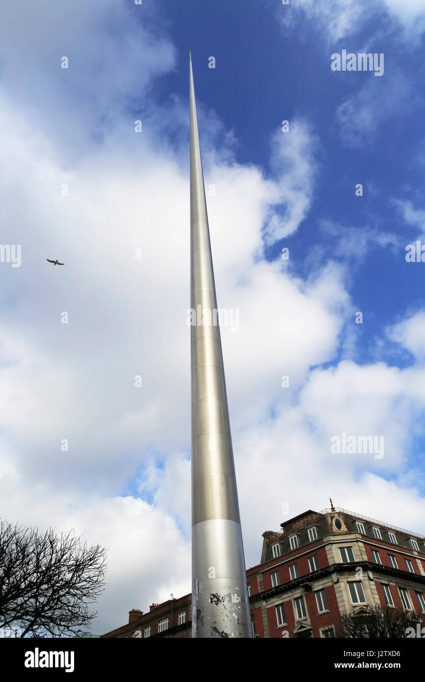Spire of Dublin, also the Monument of Light, O'Connell Street, Dublin ...