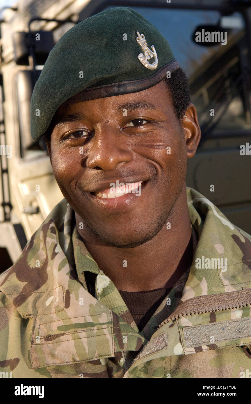 Rifleman Paul Apowida, former African 'Spirit Child' who was helped by ...