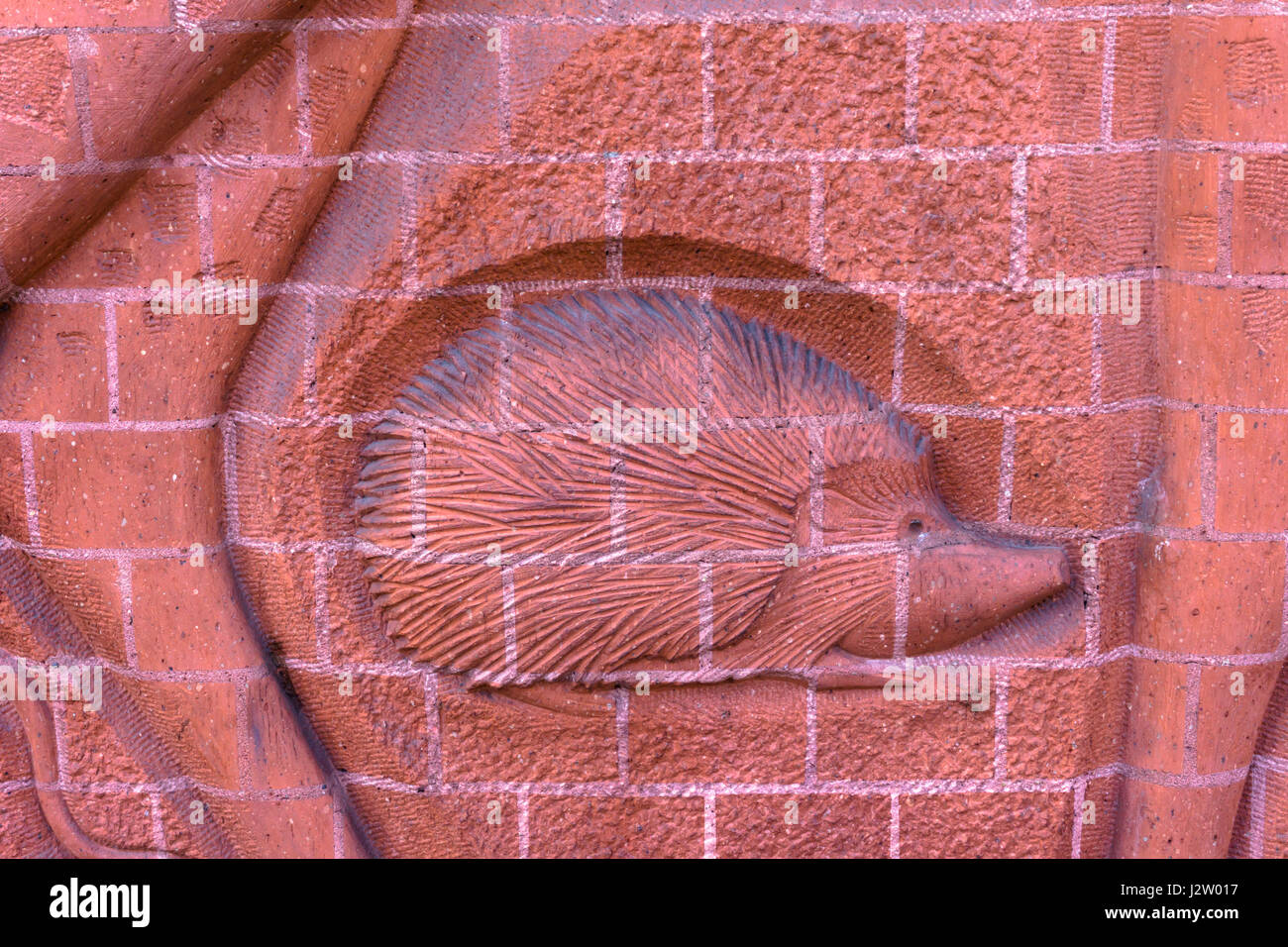A brick hedgehog Stock Photo - Alamy
