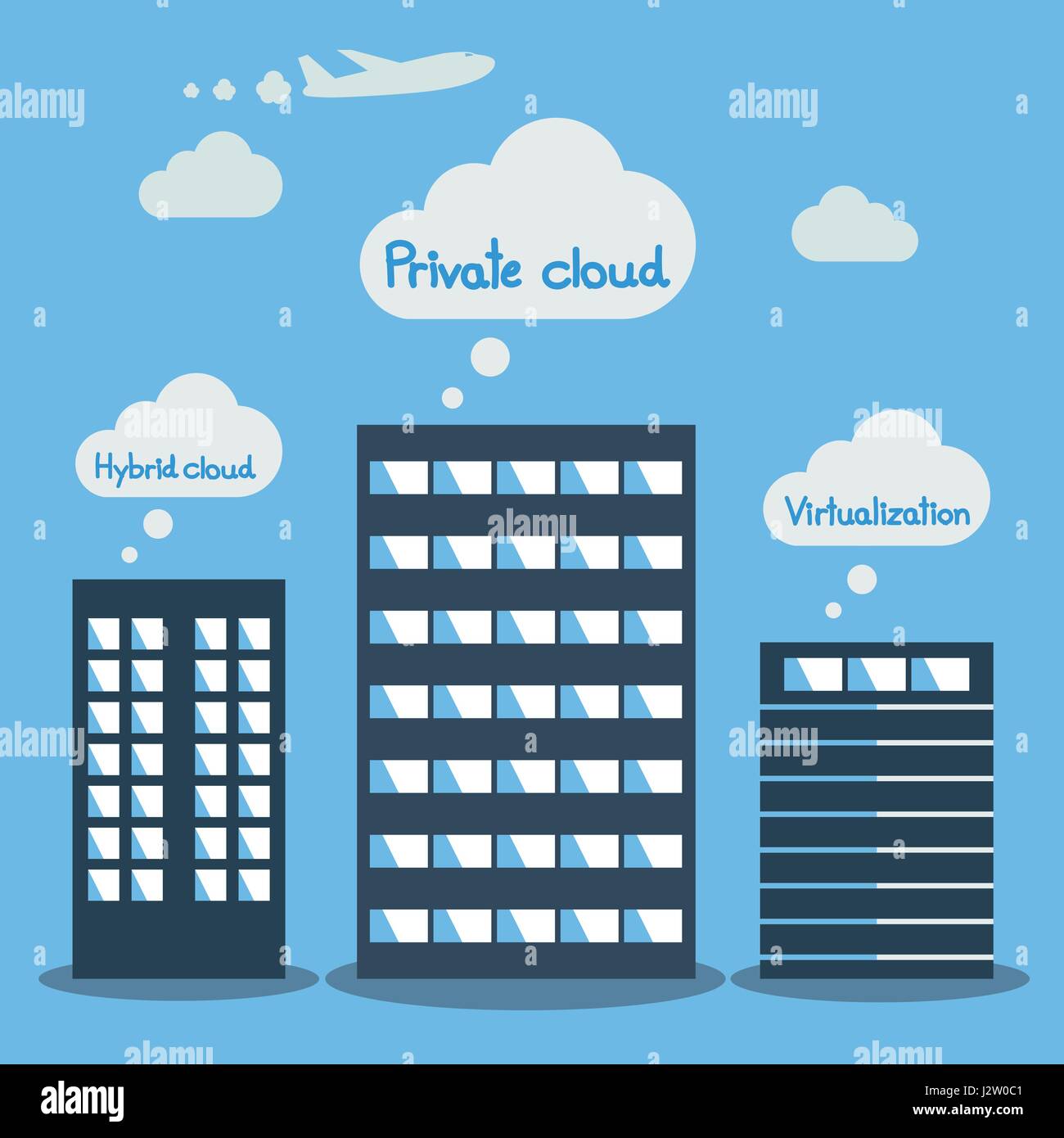 Big Data Cloud Computing Concept Stock Vector Image And Art Alamy