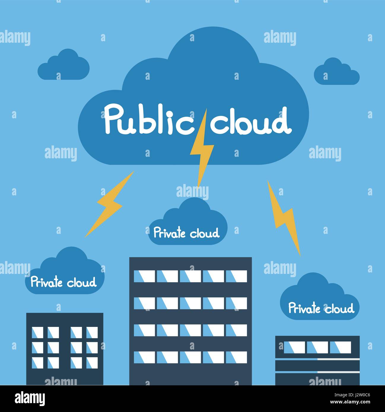 Big Data, Cloud computing concept Stock Vector Image & Art - Alamy