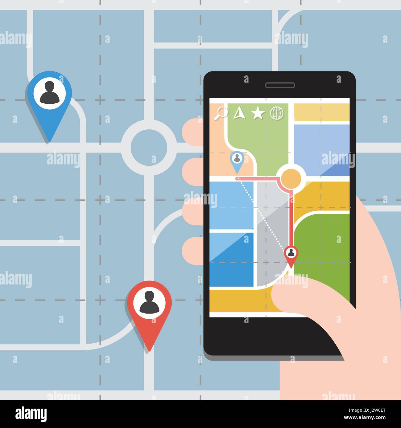 Check phones Stock Vector Images - Alamy