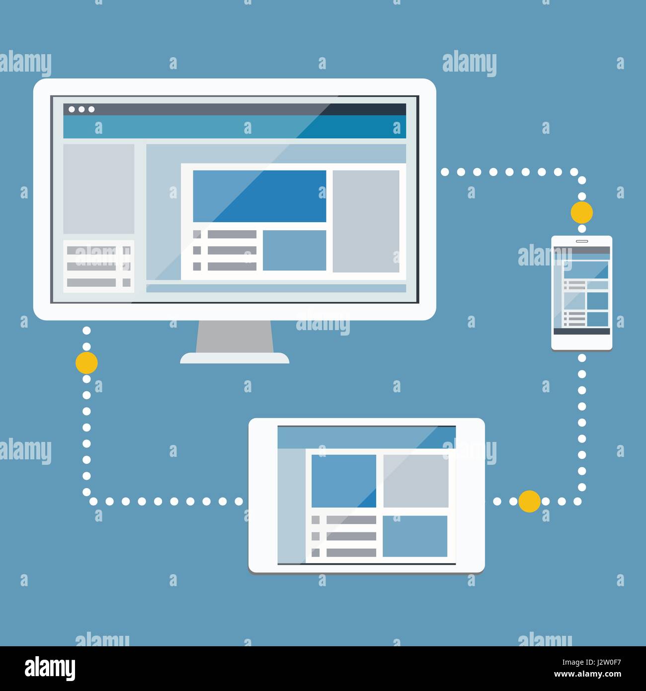 Mobile cloud synchronization data hi-res stock photography and images ...