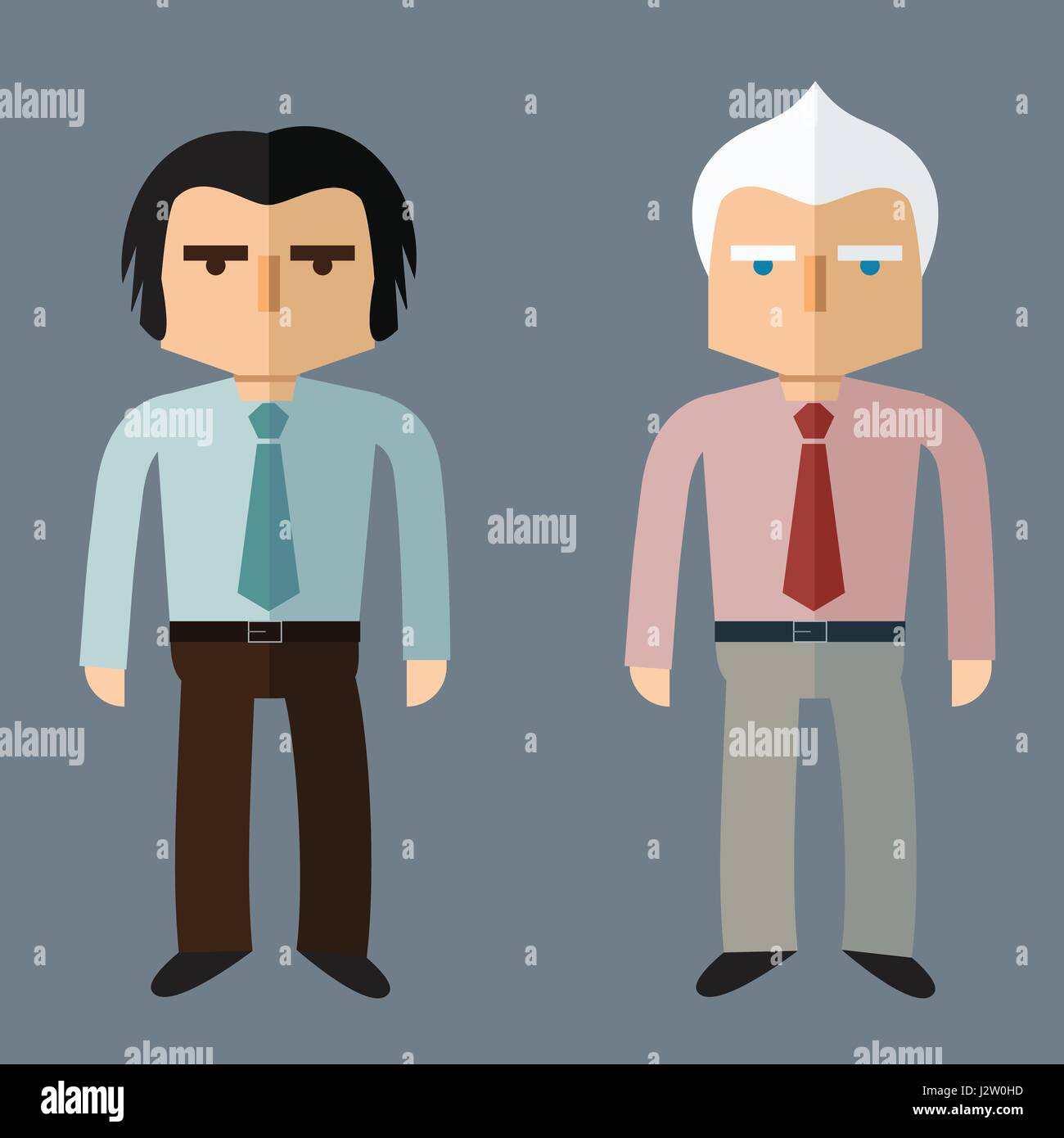 Business people Flat design Stock Vector Image & Art - Alamy