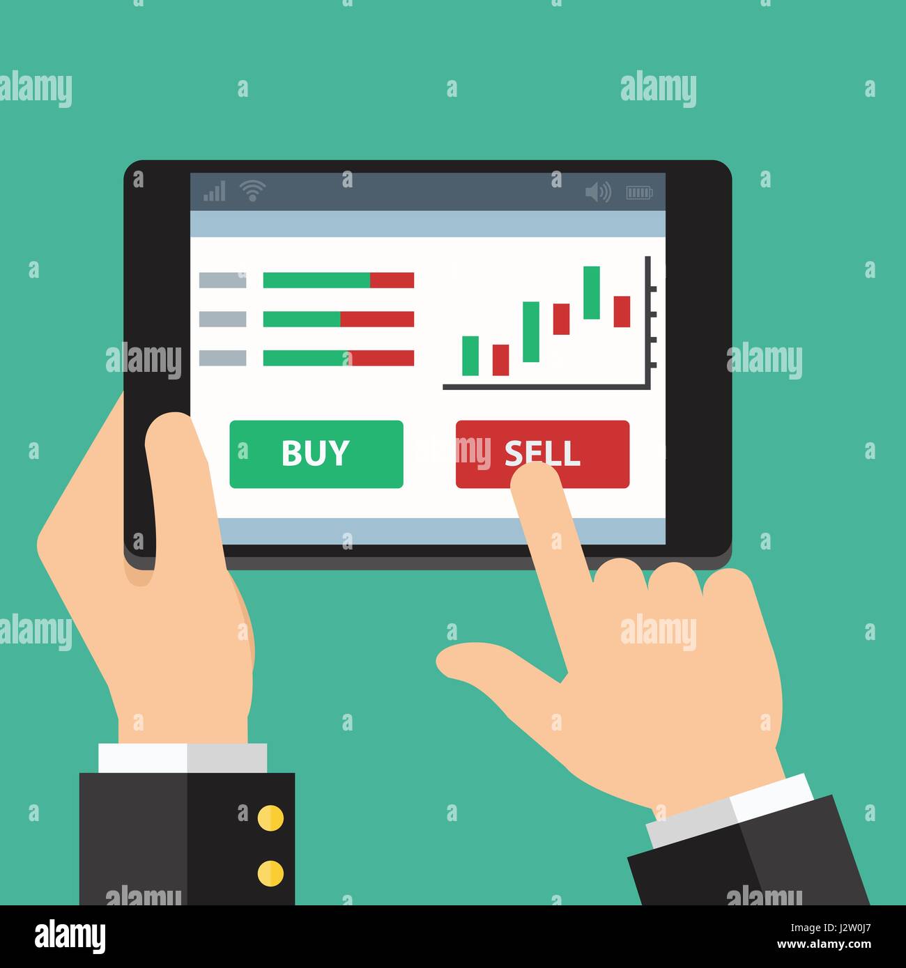Trading vector hi-res stock photography and images - Alamy