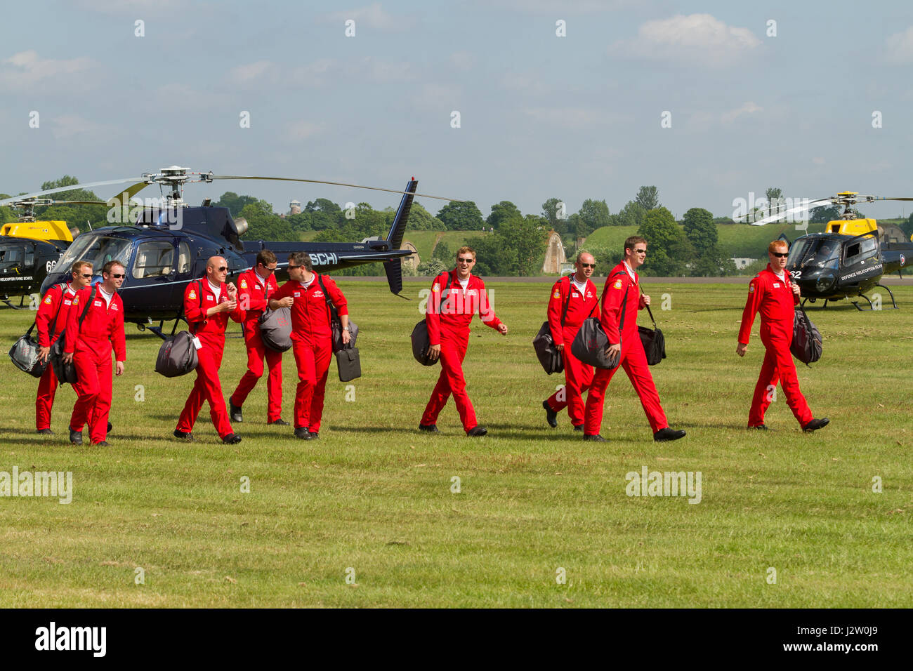 Red arrows pilot hi-res stock photography and images - Alamy