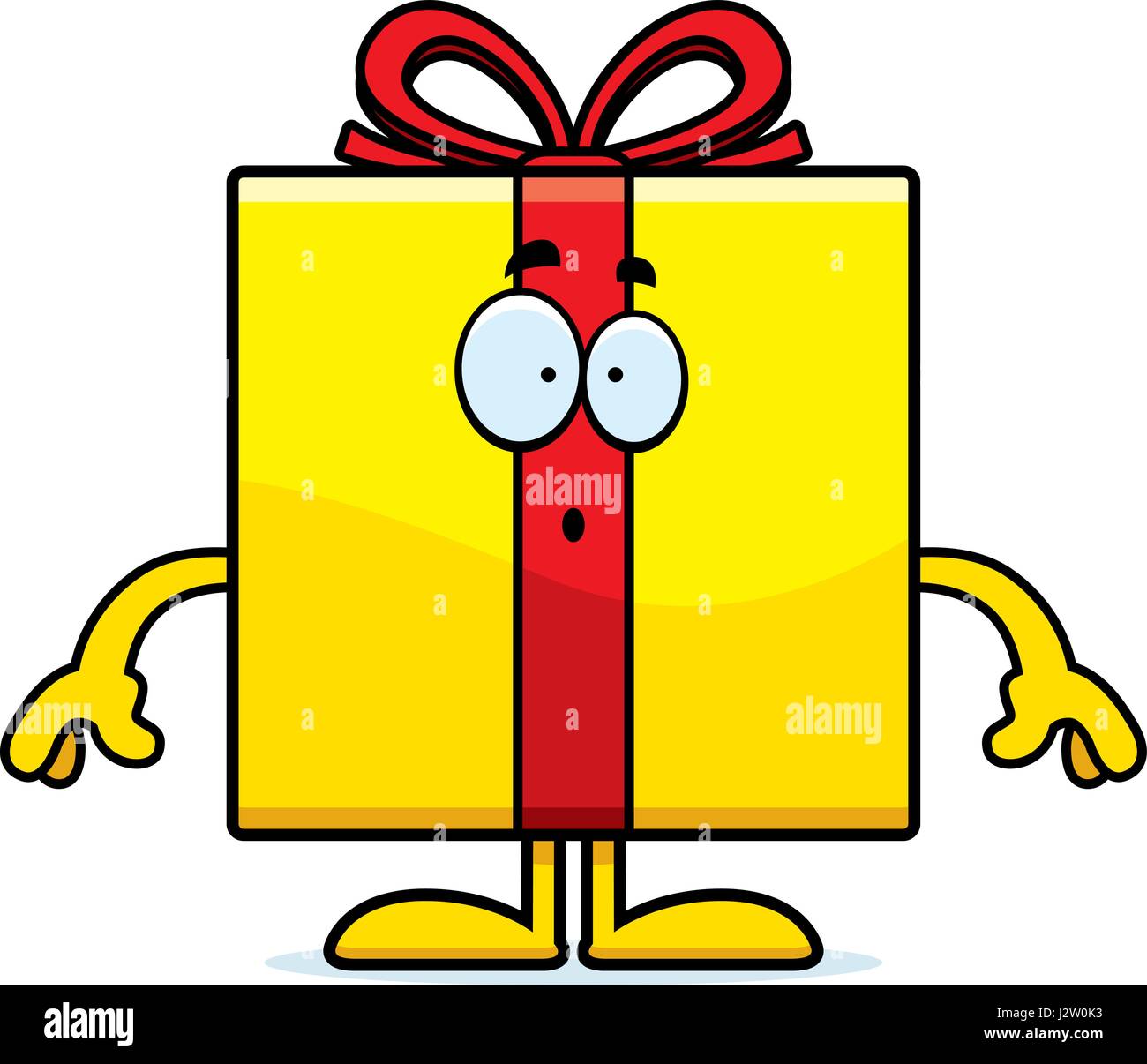 Surprised by present Stock Vector Images - Alamy