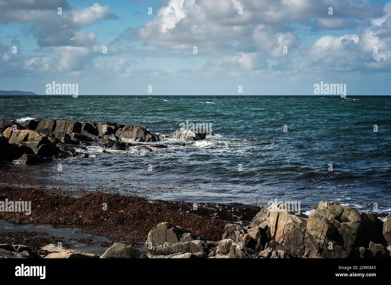 Image of rocky beach landscape in south Sweden Stock Photo - Alamy