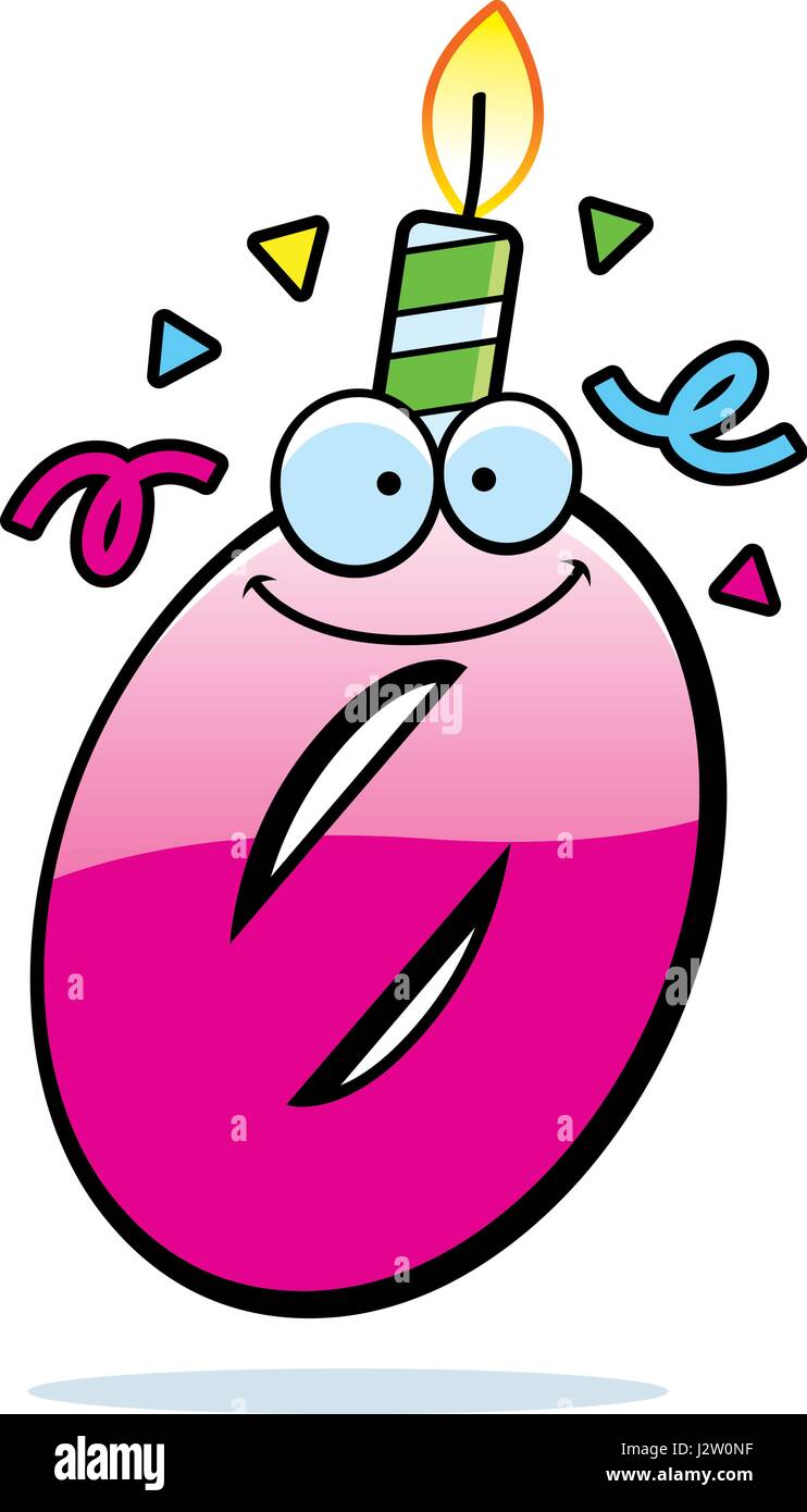 Number 0 birthday candle clipart hi-res stock photography and images ...