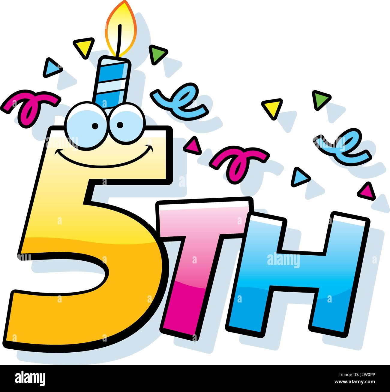 5th Birthday Logo