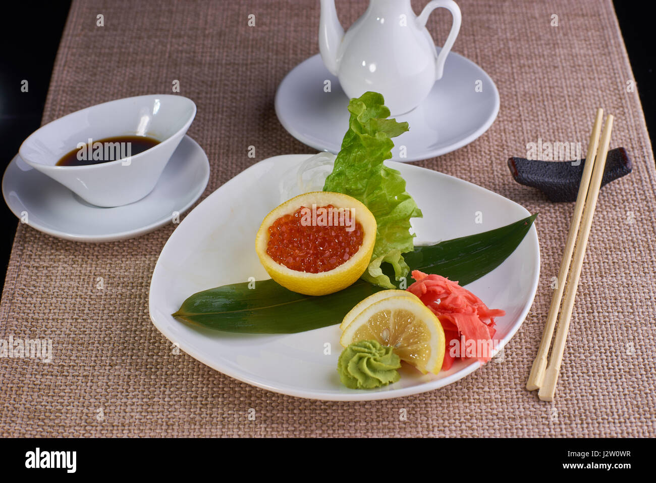 Seared salmon sashimi hi-res stock photography and images - Alamy