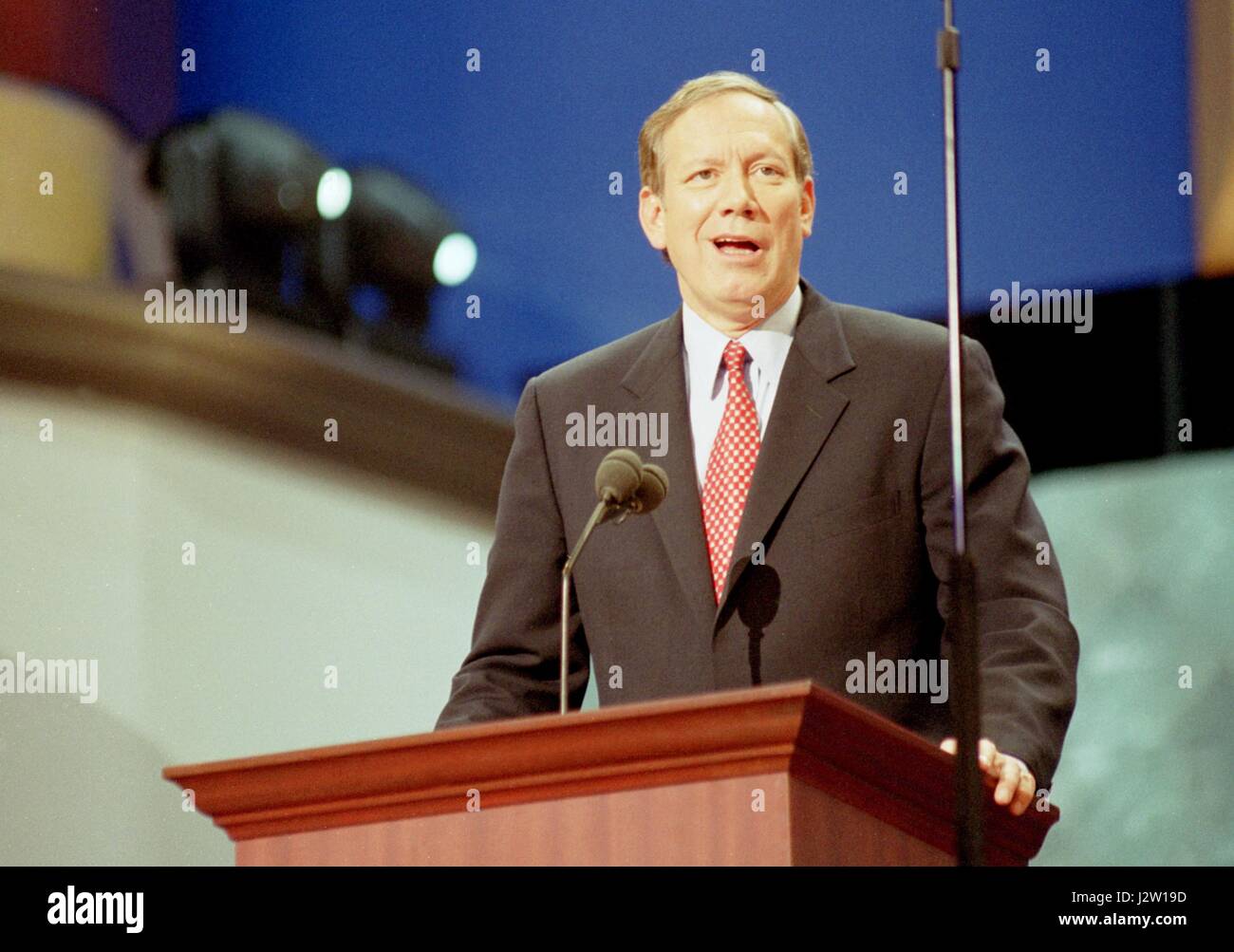 New York Governor George Pataki speaking at the Republican National ...