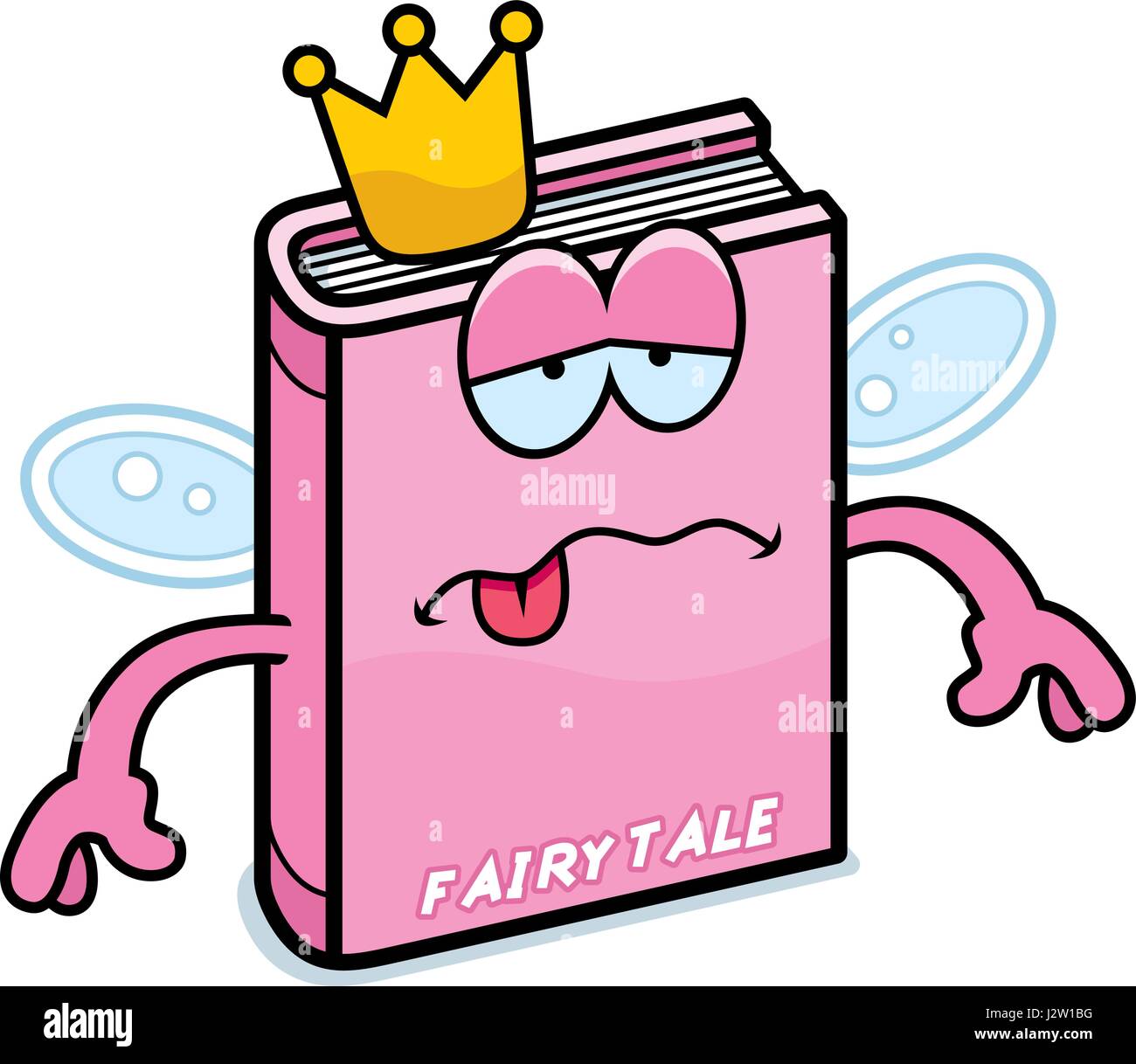 A cartoon illustration of a fairy tale looking sick Stock Vector Image ...