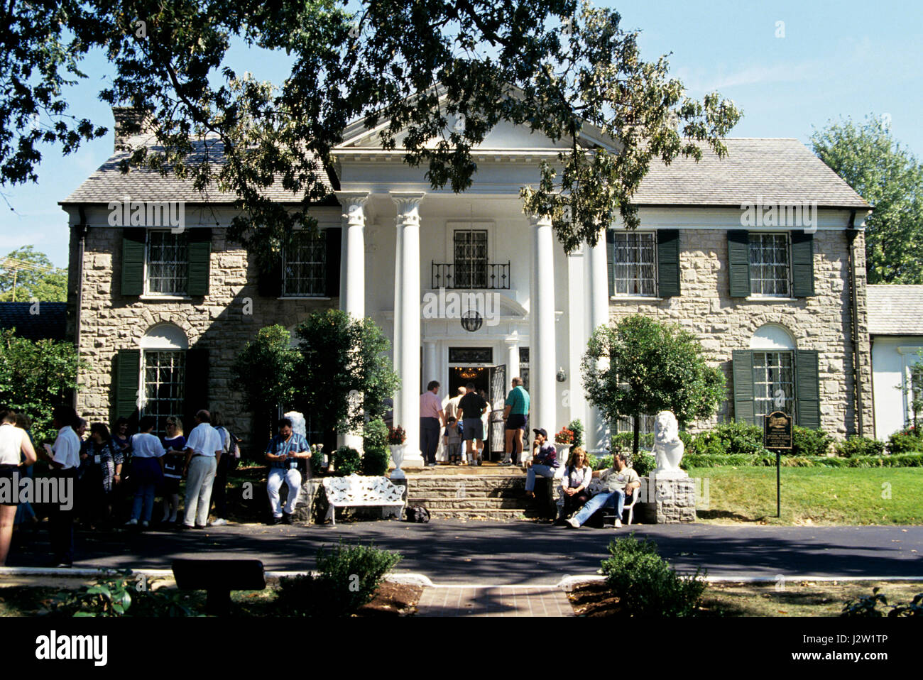 Elvis Presley's Graceland in Memphis, TN. October 8, 1994. © Scott ...