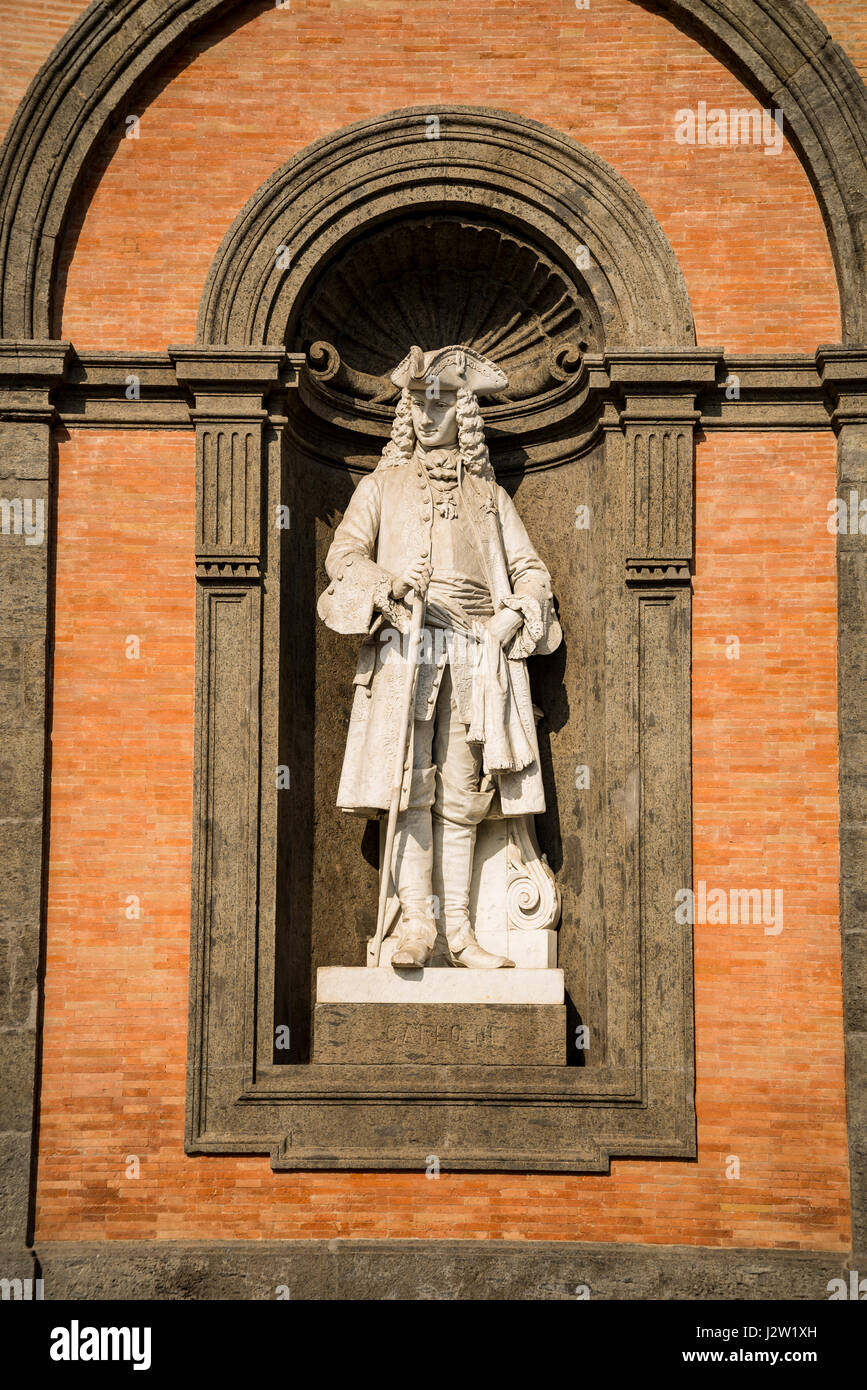 Statue of king of Naples Stock Photo - Alamy