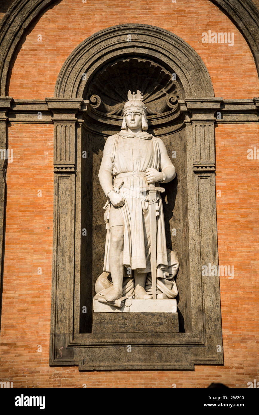 Statue of king of Naples Stock Photo - Alamy