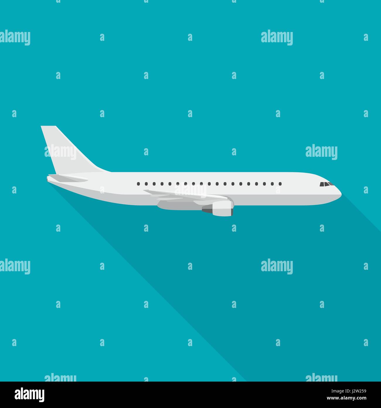 Airplane landing style Stock Vector Images - Alamy