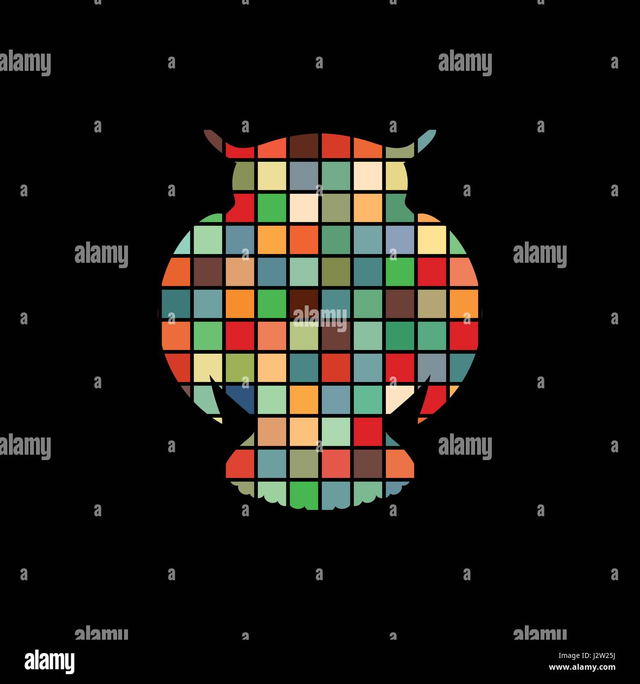 Animal bird green zoo Stock Vector Images - Alamy