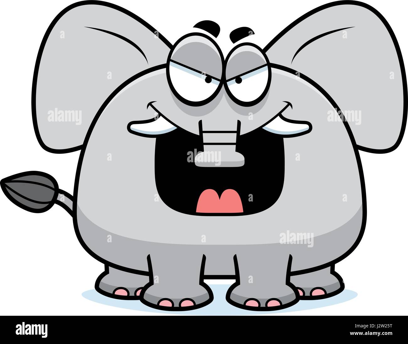 Angry elephant cartoon hi-res stock photography and images - Alamy
