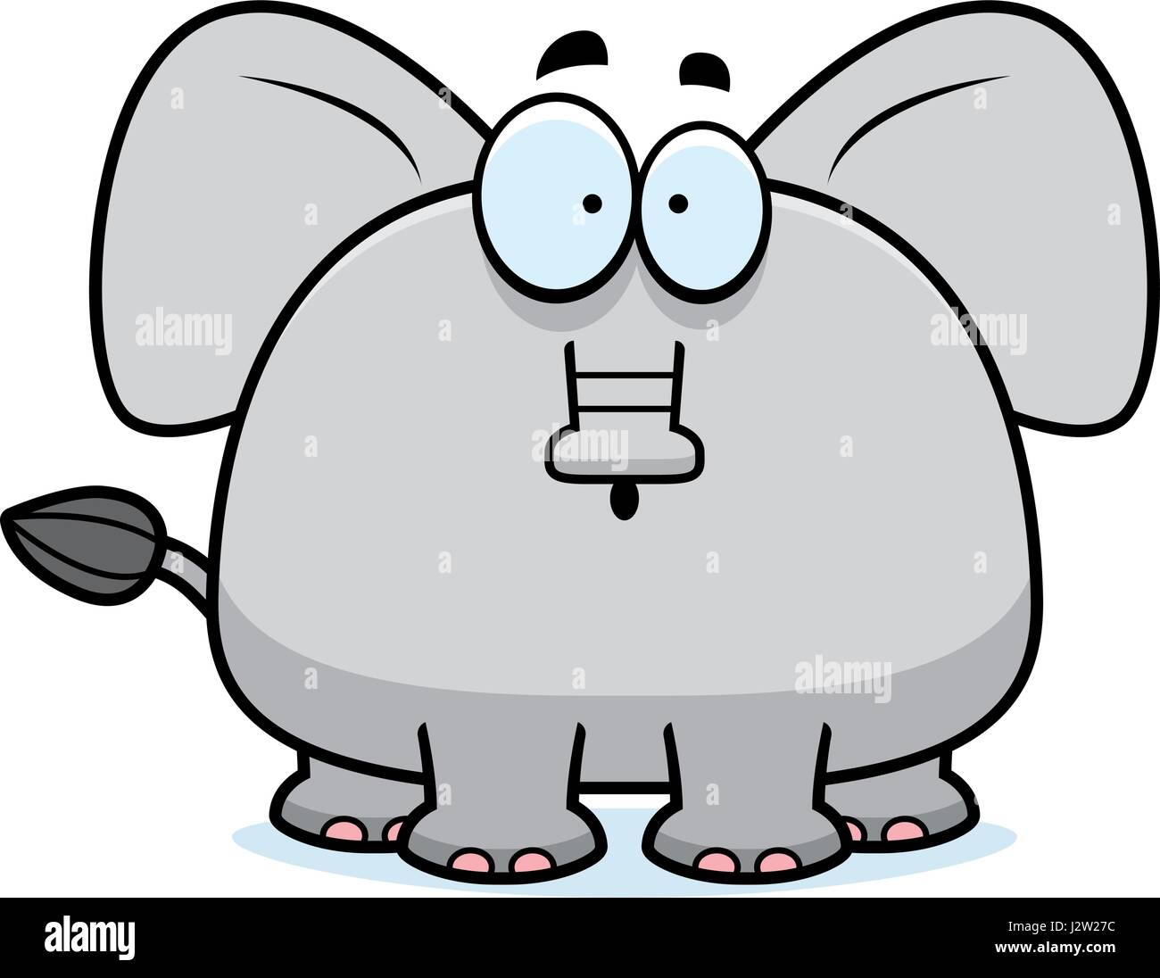 Startled elephant hi-res stock photography and images - Alamy