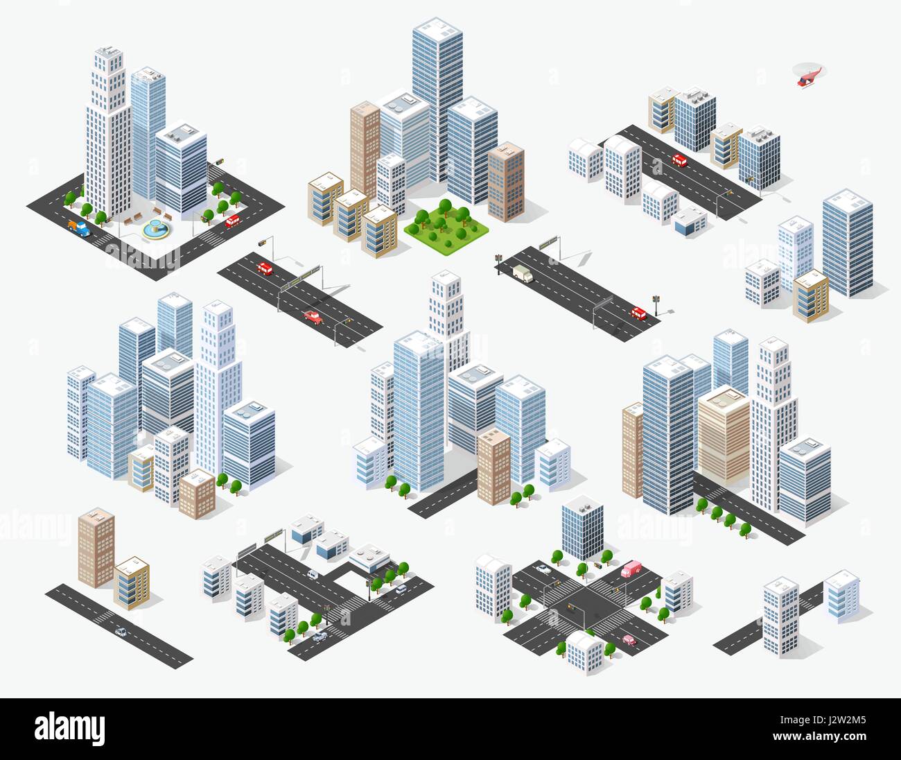 Set 3d isometric Stock Vector Image & Art - Alamy