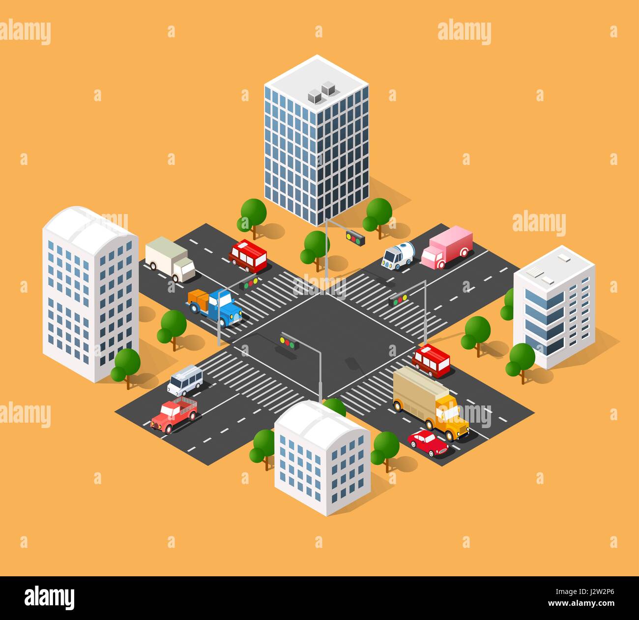 Set car house transport Stock Vector Images - Alamy