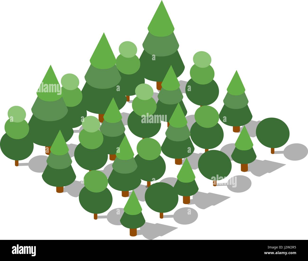 Forest grove natural Stock Vector Image & Art - Alamy