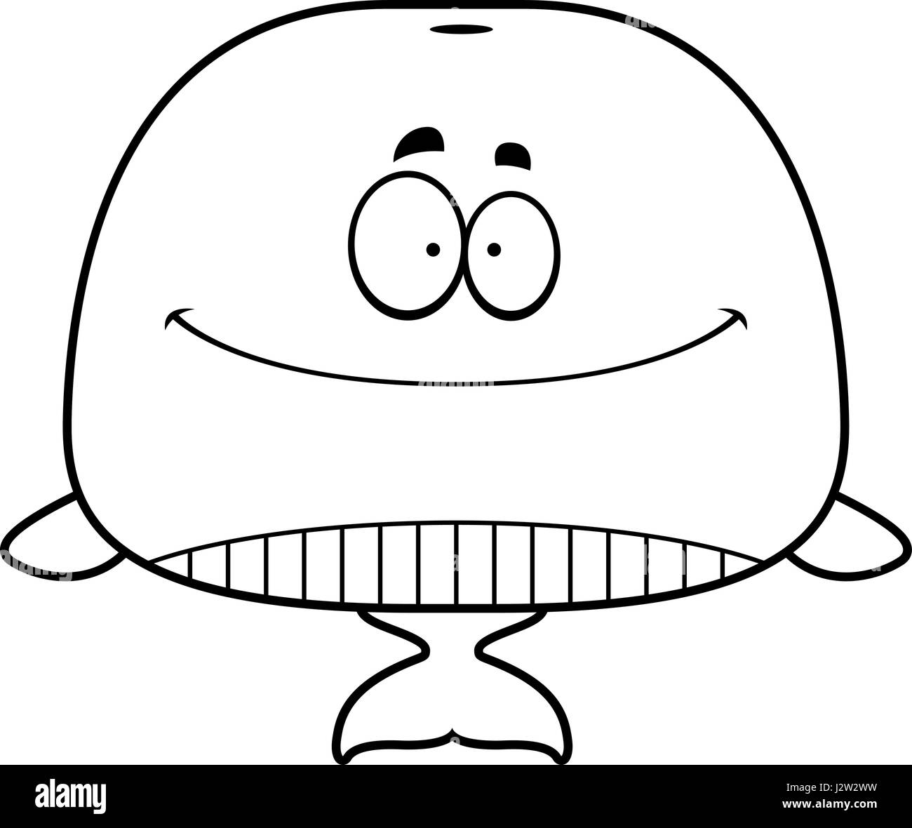 A cartoon illustration of a whale smiling Stock Vector Image & Art - Alamy