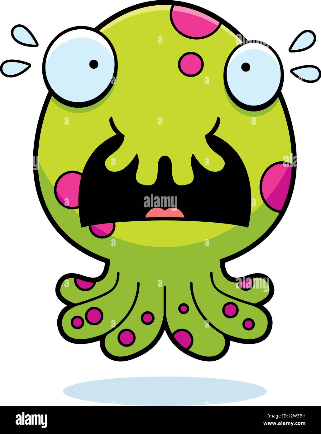 Screaming monster cartoon Stock Vector Images - Alamy