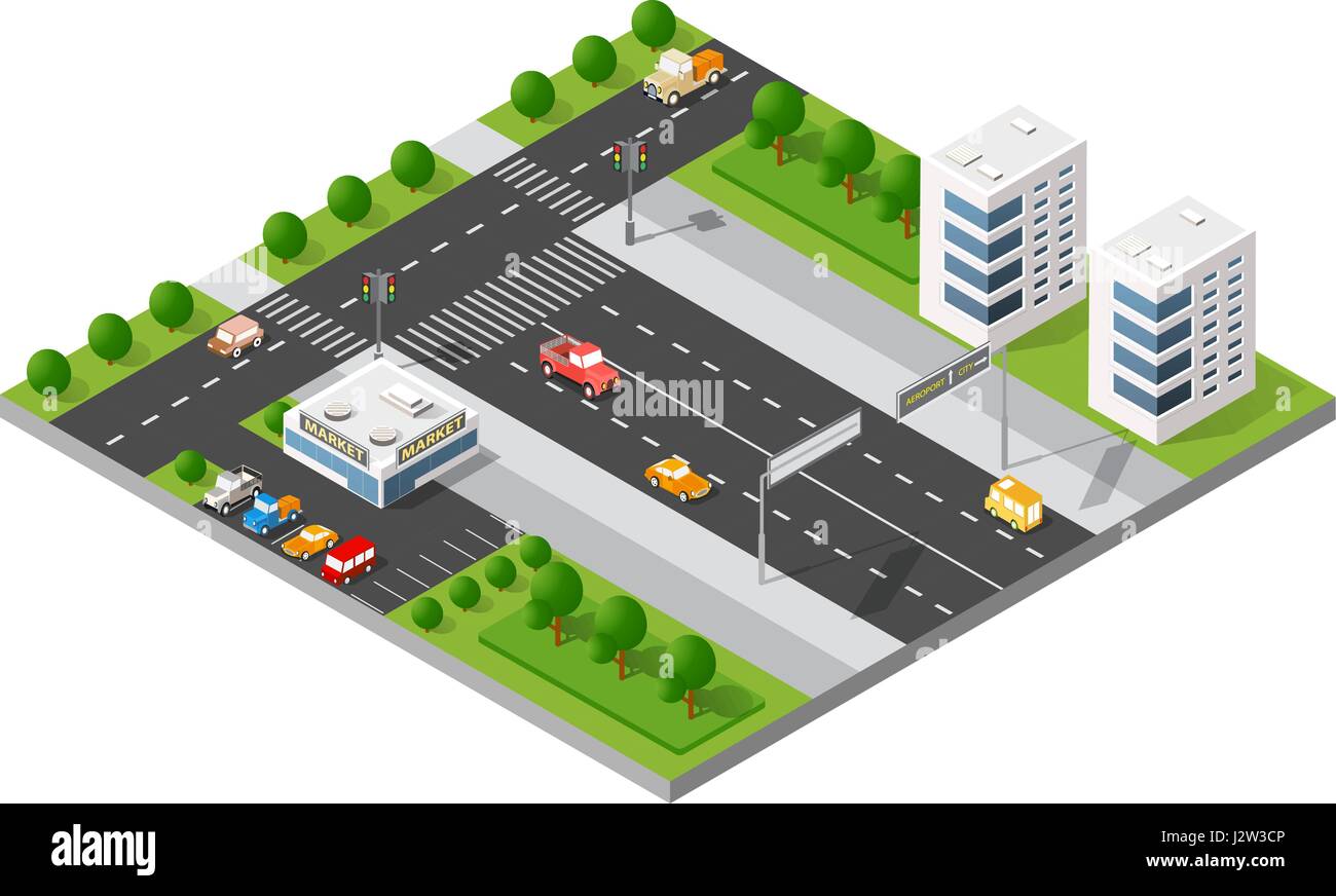 Transportation city streets Stock Vector Image & Art - Alamy