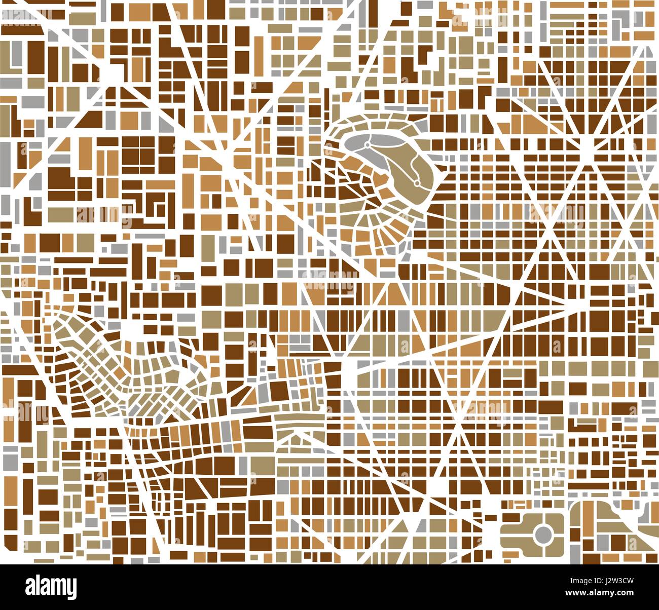 Urban map Stock Vector Images - Alamy