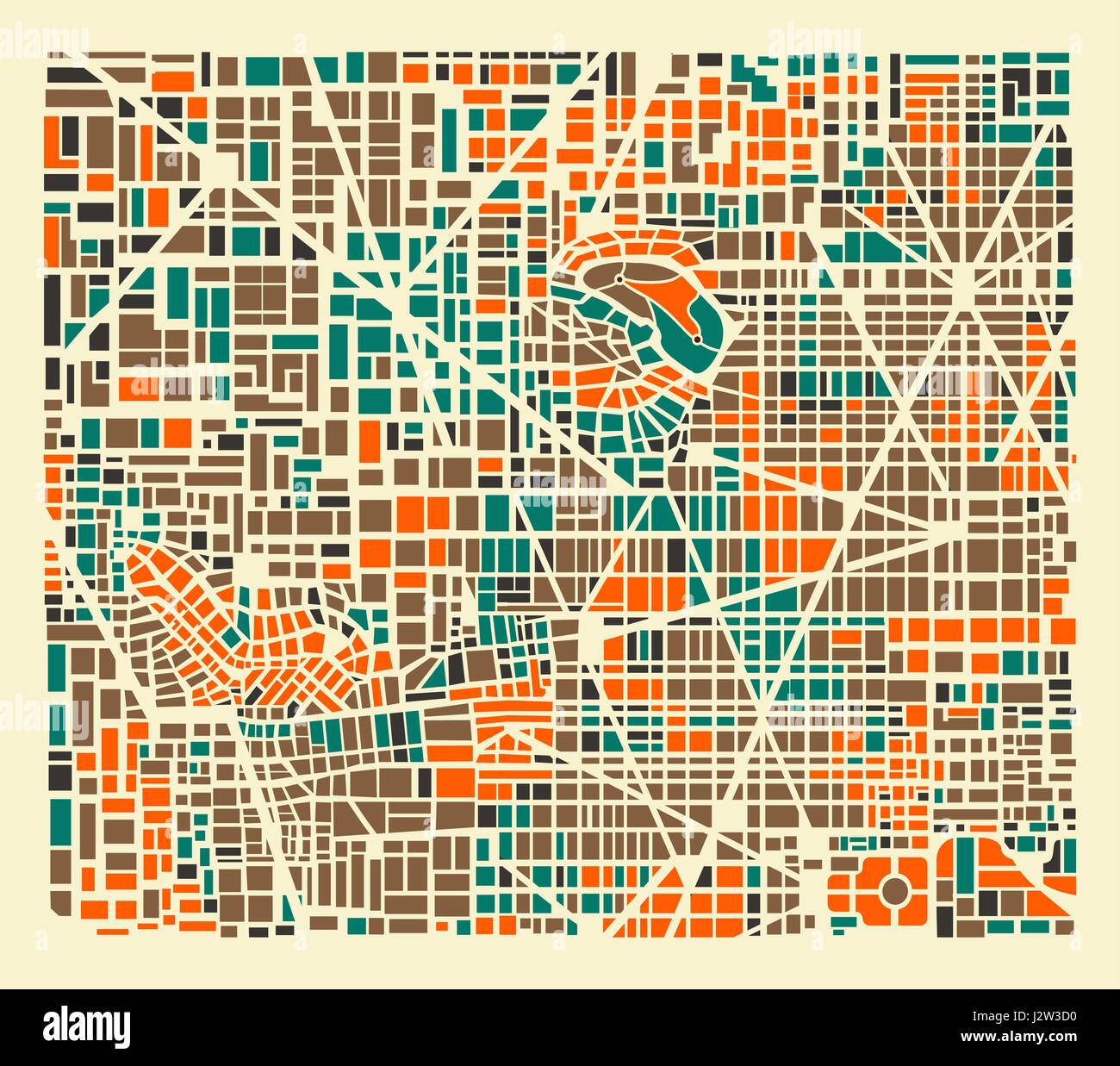Background city map Stock Vector Image & Art - Alamy