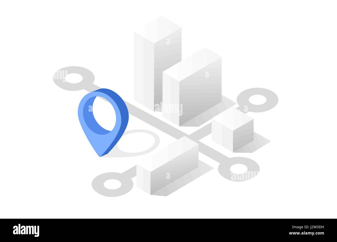 Map arrow sign hi-res stock photography and images - Alamy