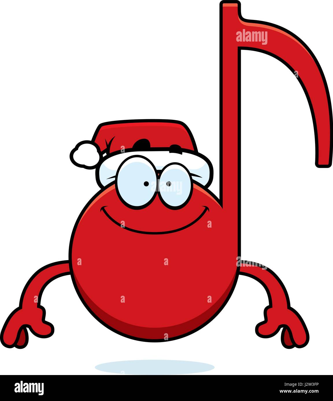 Cartoon music note smiling happy Stock Vector Images - Alamy