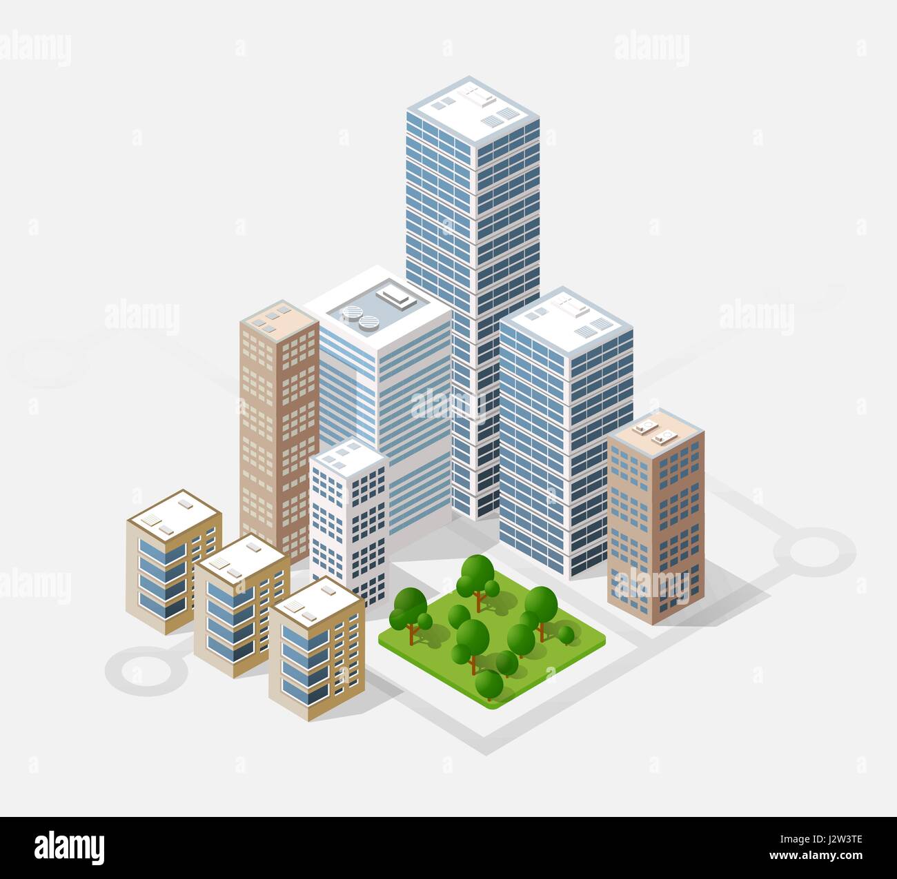 Real estate home isometric Stock Vector Images - Alamy