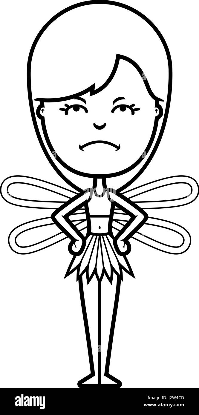 Cartoon illustration teen fairy girl hi-res stock photography and ...
