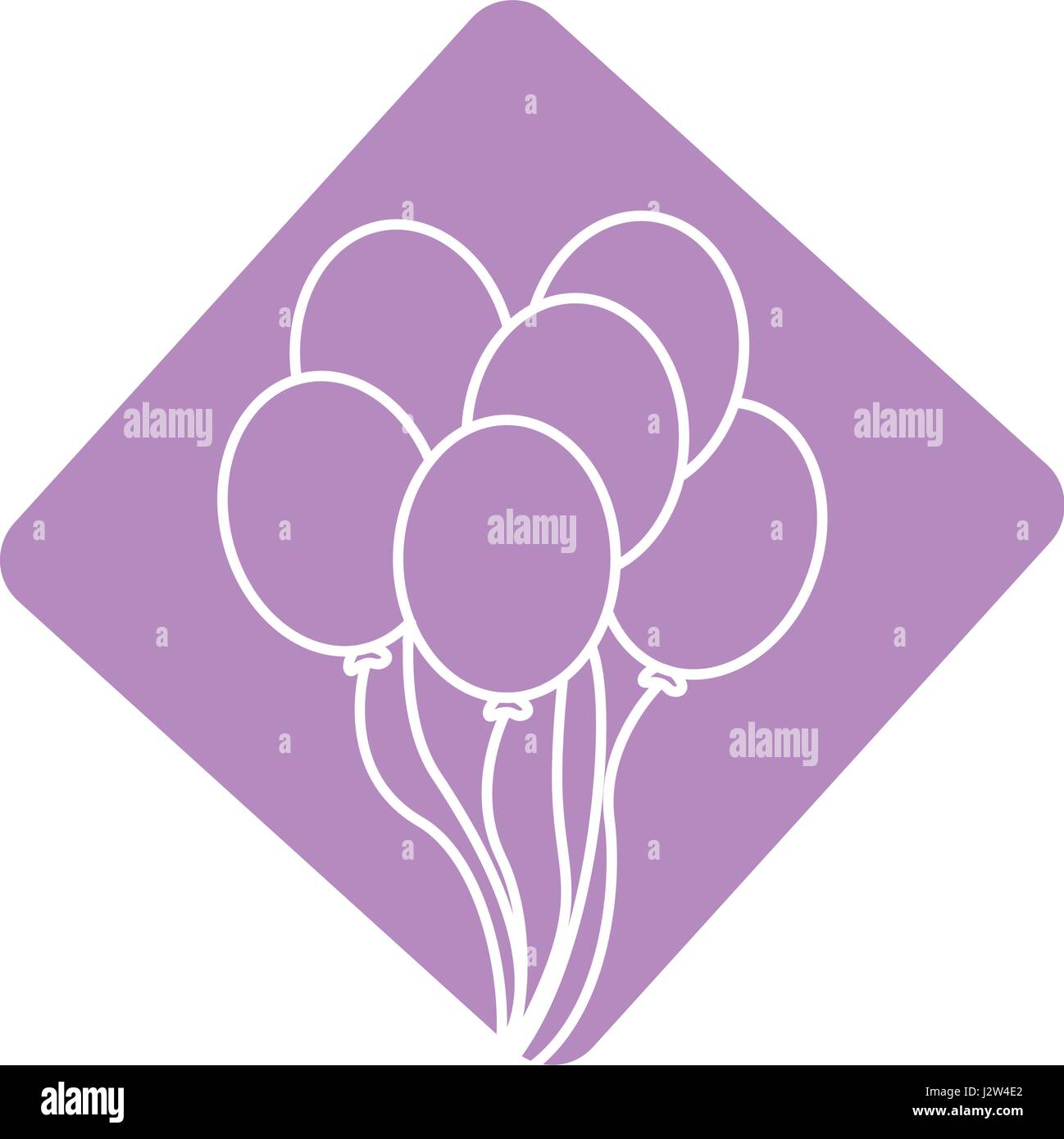 label balloons party to happy birthday decoration Stock Vector Image ...