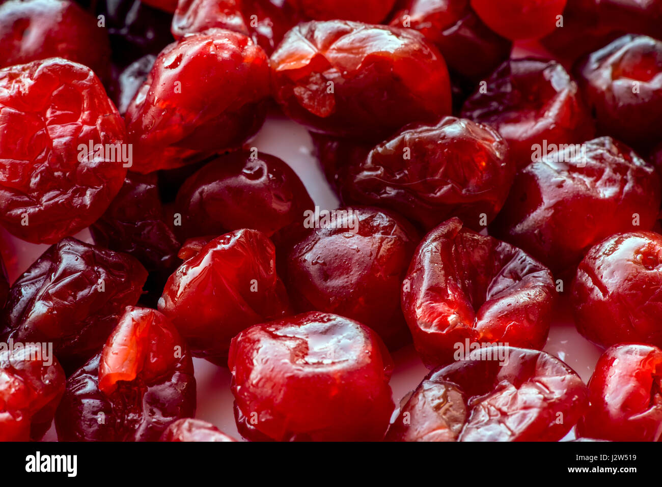 Dried cherries closeup Stock Photo - Alamy