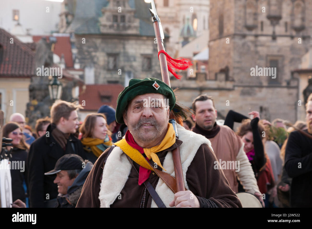 Prague witches night parade hi-res stock photography and images - Alamy