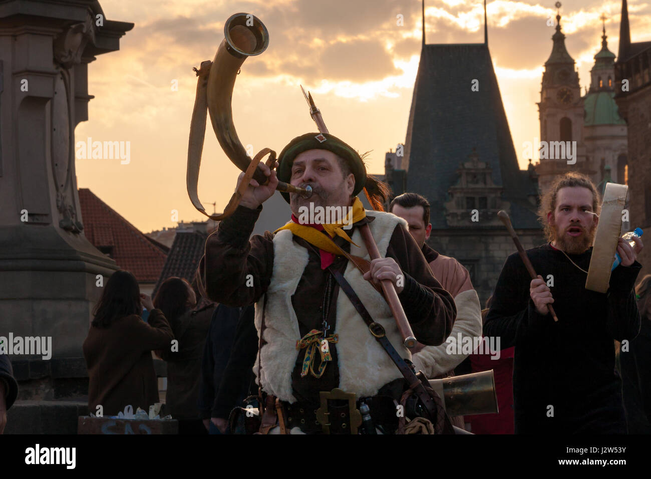Prague witches night parade hi-res stock photography and images - Alamy