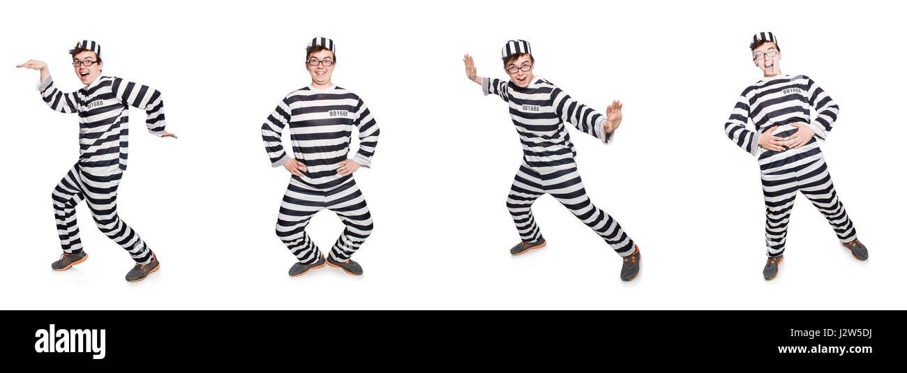 Funny prison inmate in concept Stock Photo - Alamy