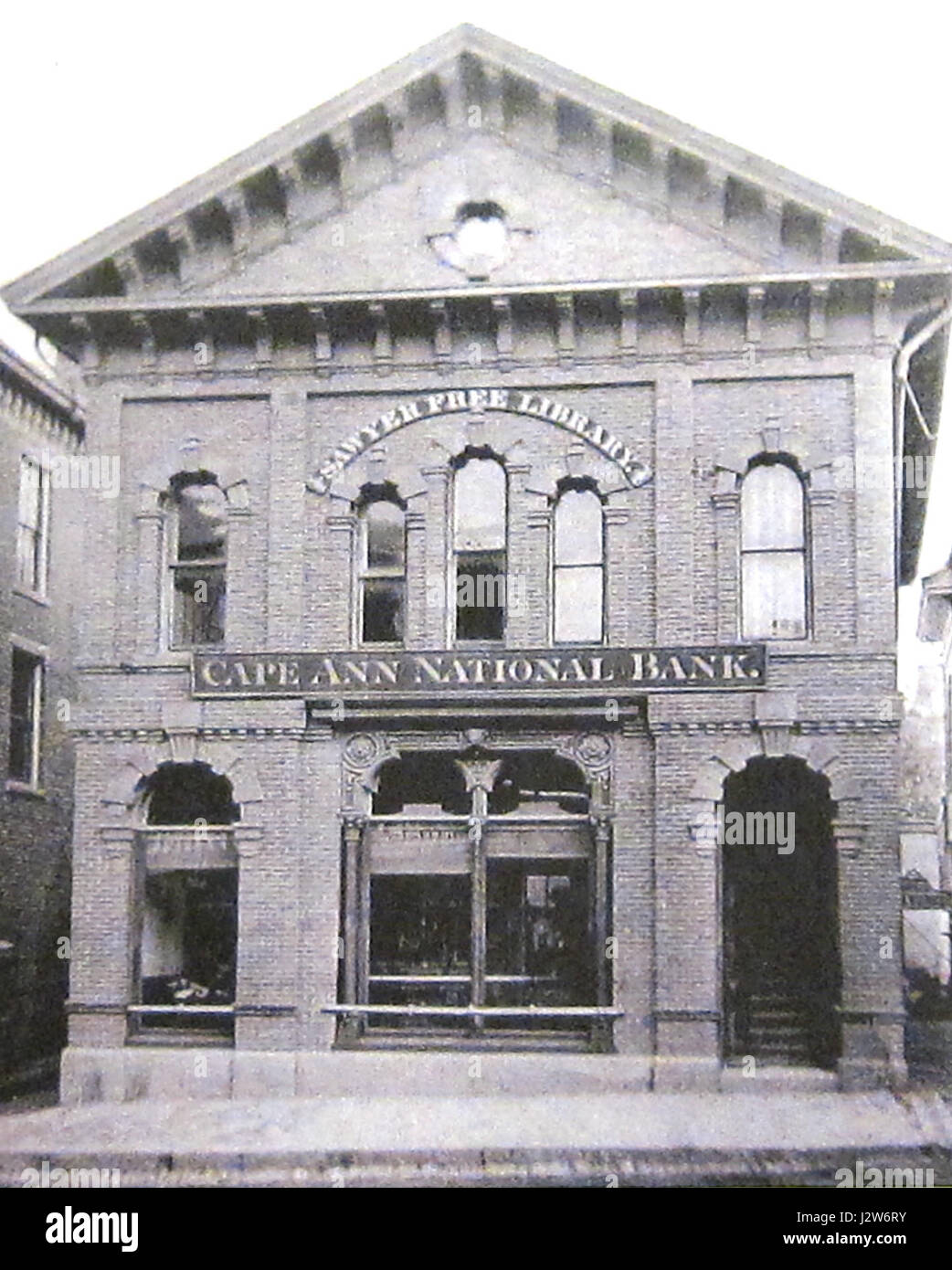 The 1882 Cape Ann National Bank building in Gloucester, Massachusetts ...