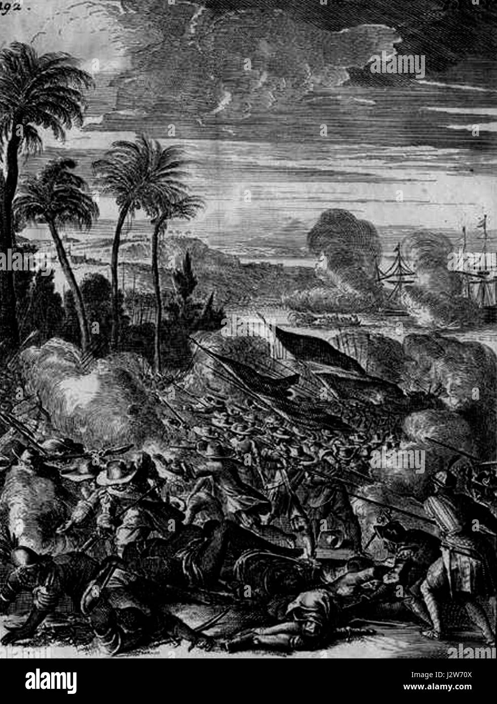 In December 1661, a significant battle occurred in the Malabar region ...