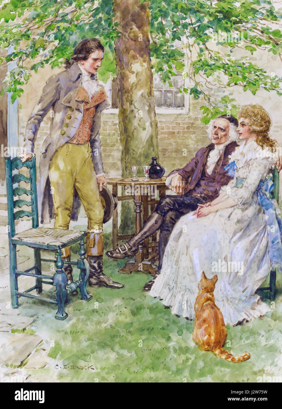 This illustration from 'A Tale of Two Cities' depicts Dr. Manette ...