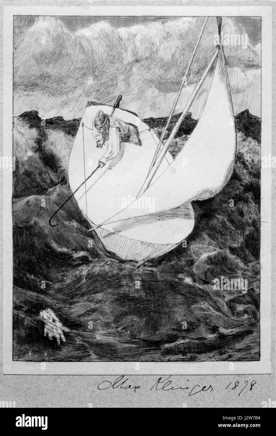 A work by German artist Max Klinger, *Handschoen* (The Glove), created ...