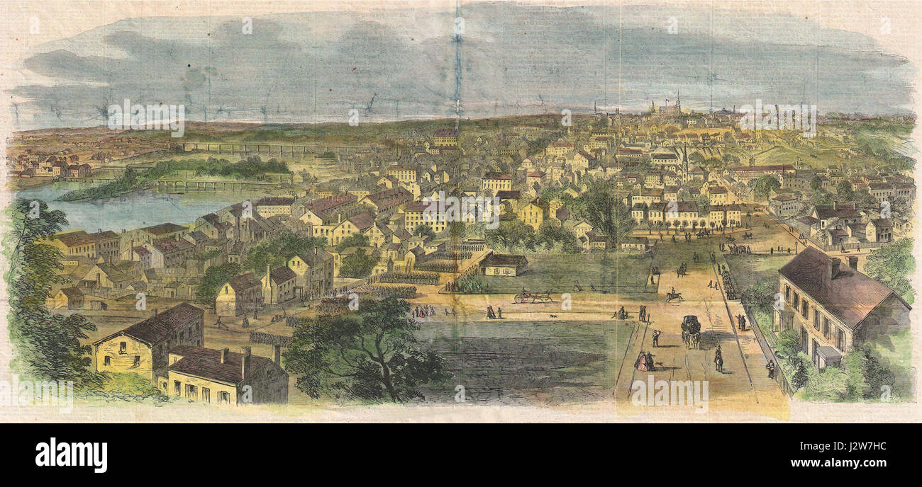 Civil war 1862 map hi-res stock photography and images - Alamy