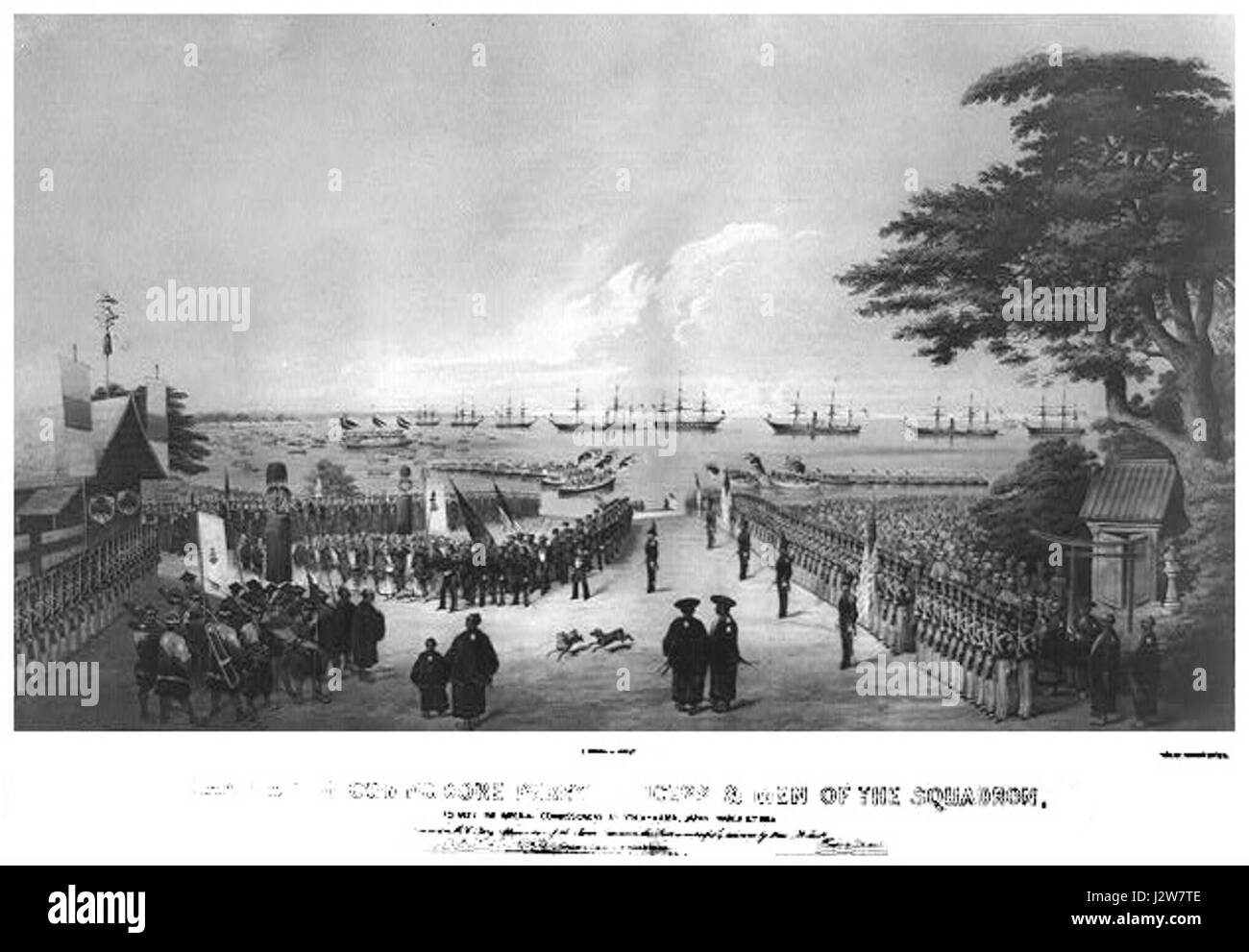 The photograph titled '1853 Yokohama 01' captures one of the earliest ...